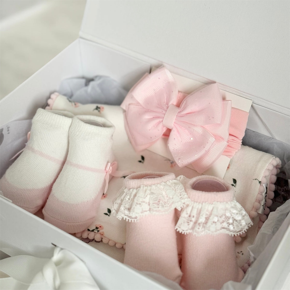 Baby Gift Box- Baby Girly Collection – mybabysocks.co.uk
