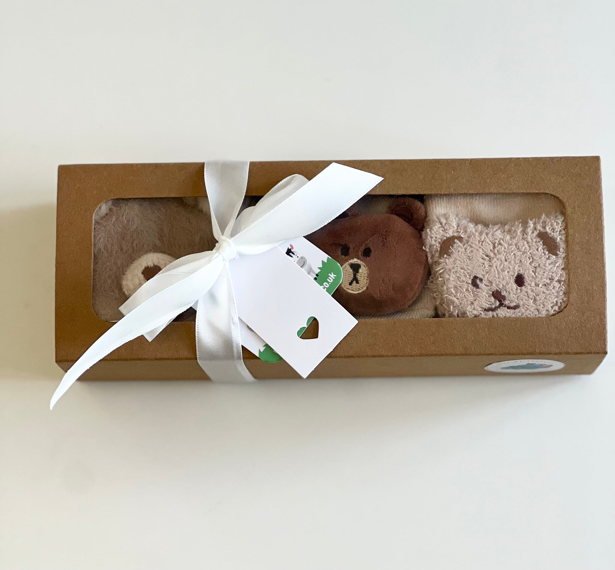 Baby Gift Box The Teddy Bear Sock Collection