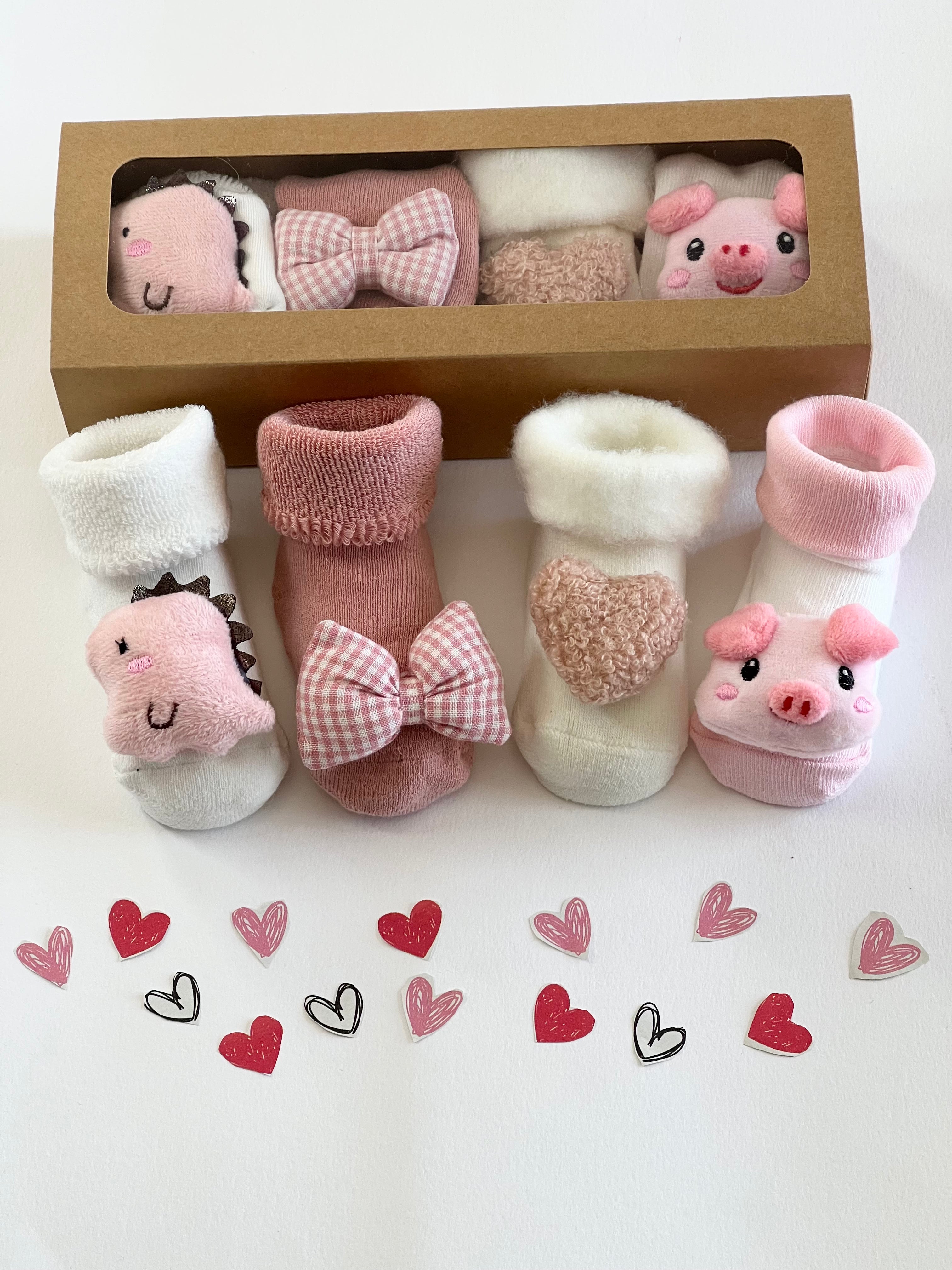 Socks in a Box- The Pink Collection – mybabysocks.co.uk