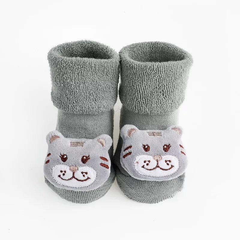 Tiger Baby Rattle Socks – mybabysocks.co.uk